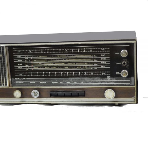 Antique Philips Transistor Radio Antikcart front - Antikcart