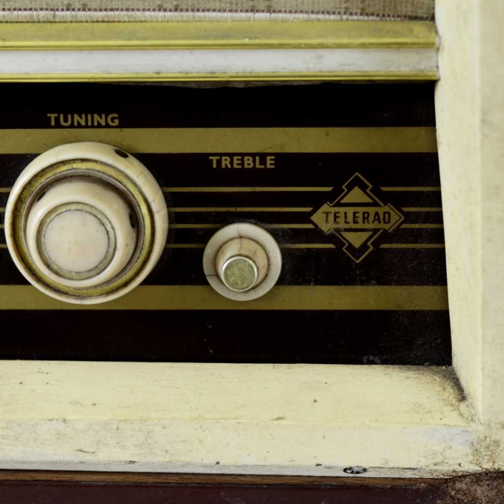 Vintage Telerad Antique Valve Radio Collectible - Antikcart