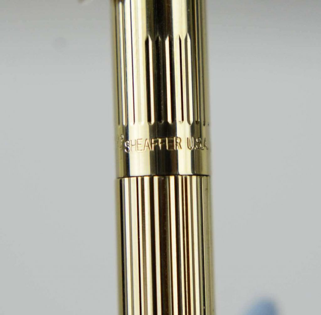 buy Sheaffer Targa 1005 set fountain pen and ballpoint with 14K gold B nib