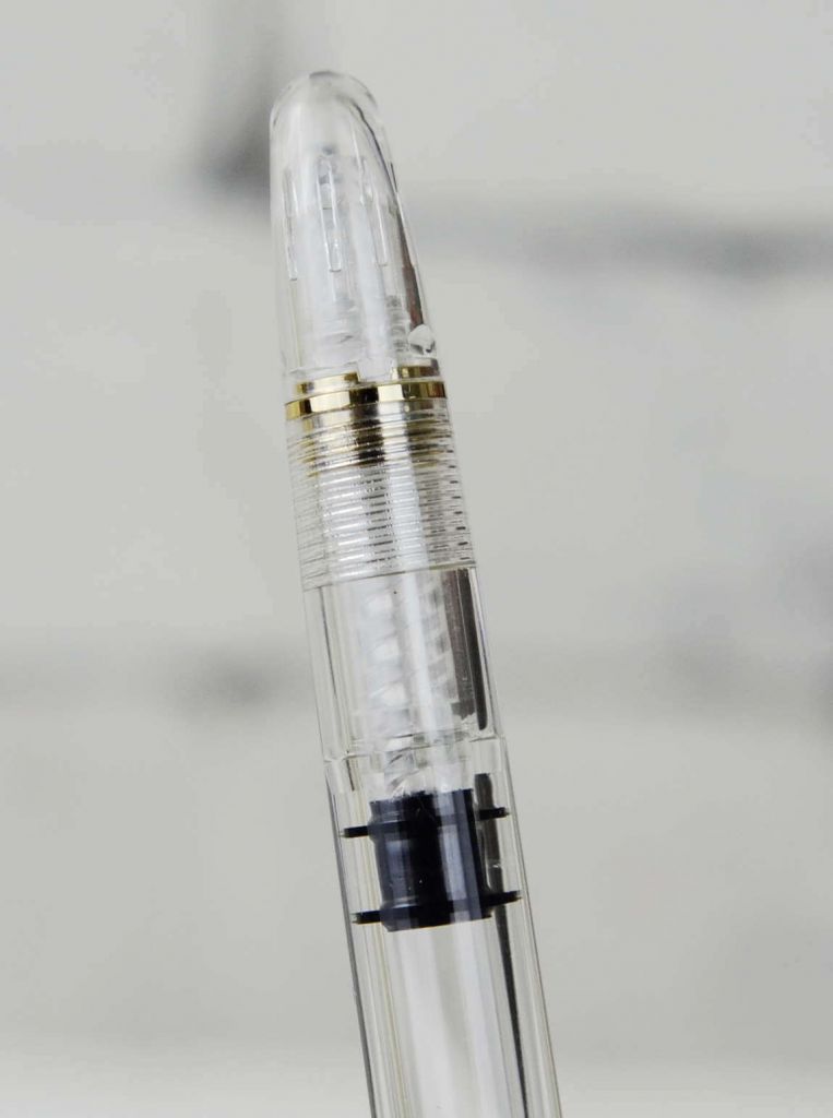 buy online wingsung piston filler demonstrator fountain pen with golen ...