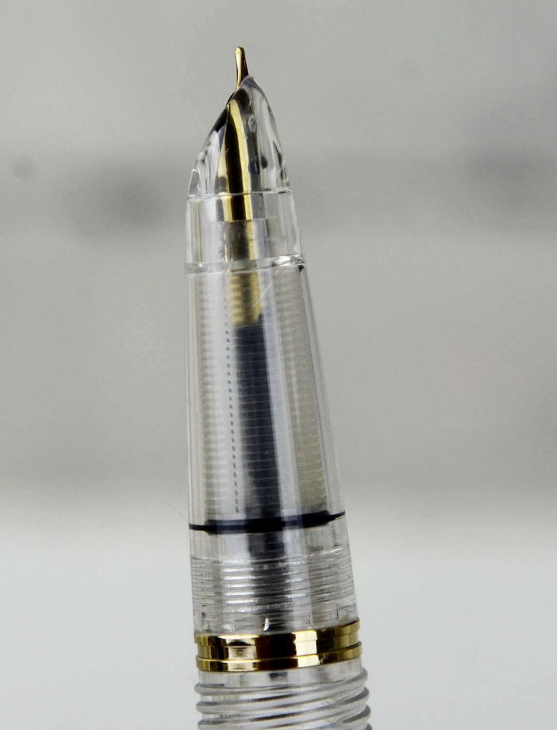 buy online wingsung piston filler demonstrator fountain pen with golen ...