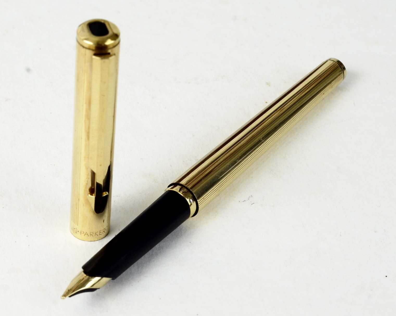 Parker Arrow Flighter Fountain Pen 23Karat Gold Plated Nib Buy Online