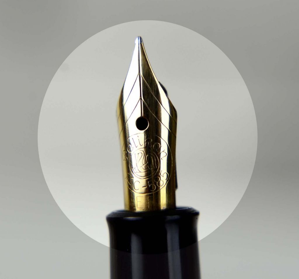 Buy pelikan 140 piston filler fountain pen 14K solid gold EF nib online