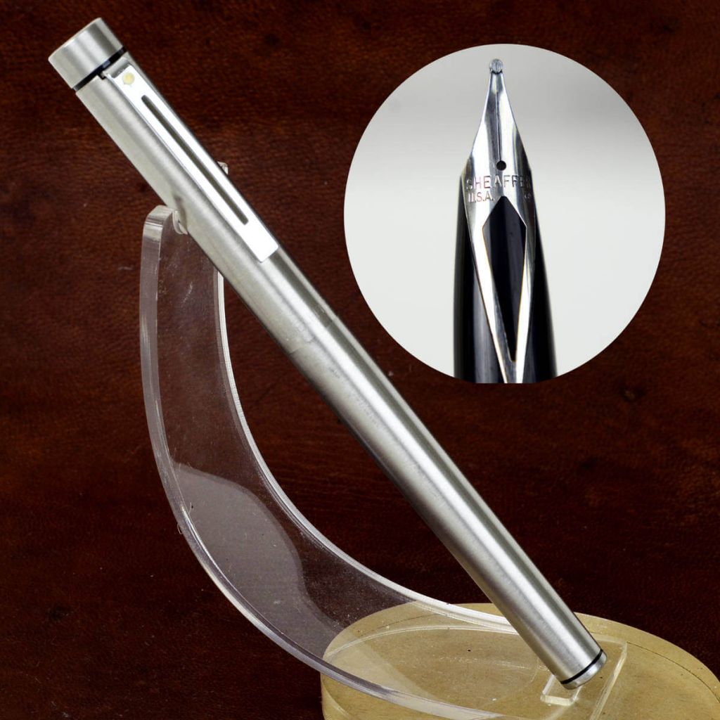 Buy online Vintage sheaffer targa 1001 fountain pen with steel broad nib