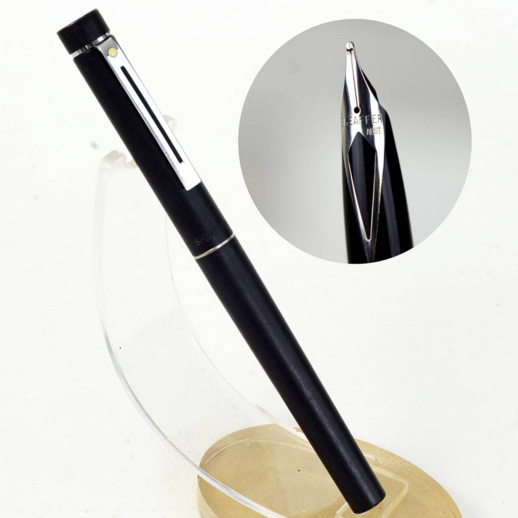 Buy online Vintage sheaffer targa 1002 fountain pen with steel broad nib