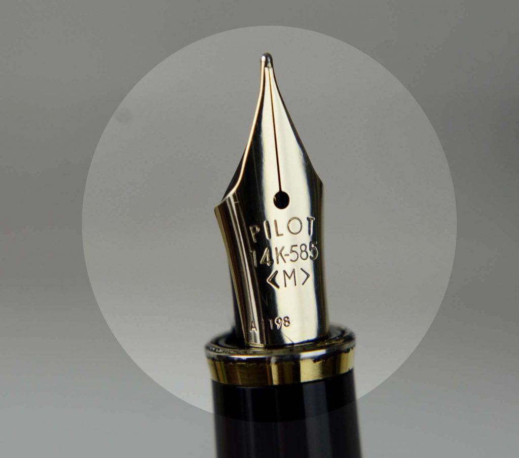 Buy Vintage Pilot original custom fountain pen wth 14K solid gold M nib