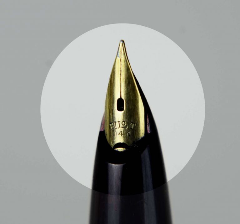 Buy vintage pilot super 100V japan fountain pen wth solid gold F nib