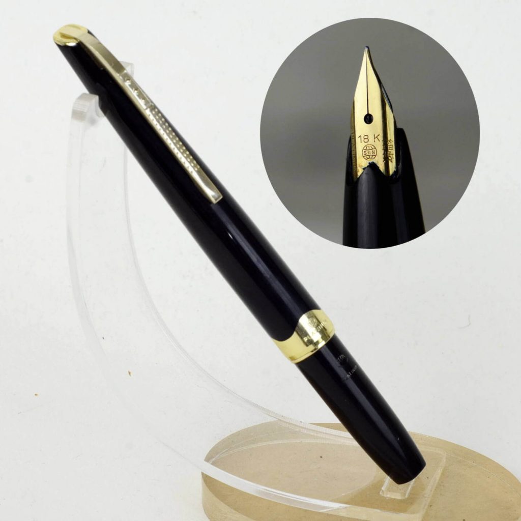 Buy Platinum 18k gold nib fountain pen with 18K solid gold F nib online
