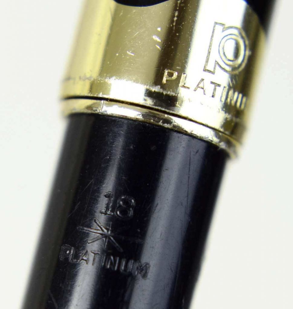Buy Platinum Pocket 18K fountain pen with 18K solid gold M nib online