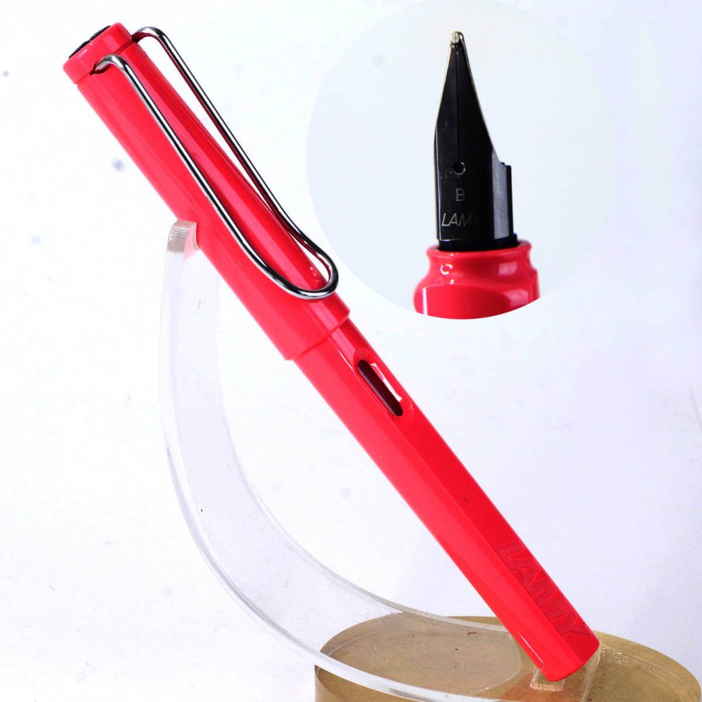 Buy Vintage Pilot custom silver striped fountain pen wth 14K gold M nib