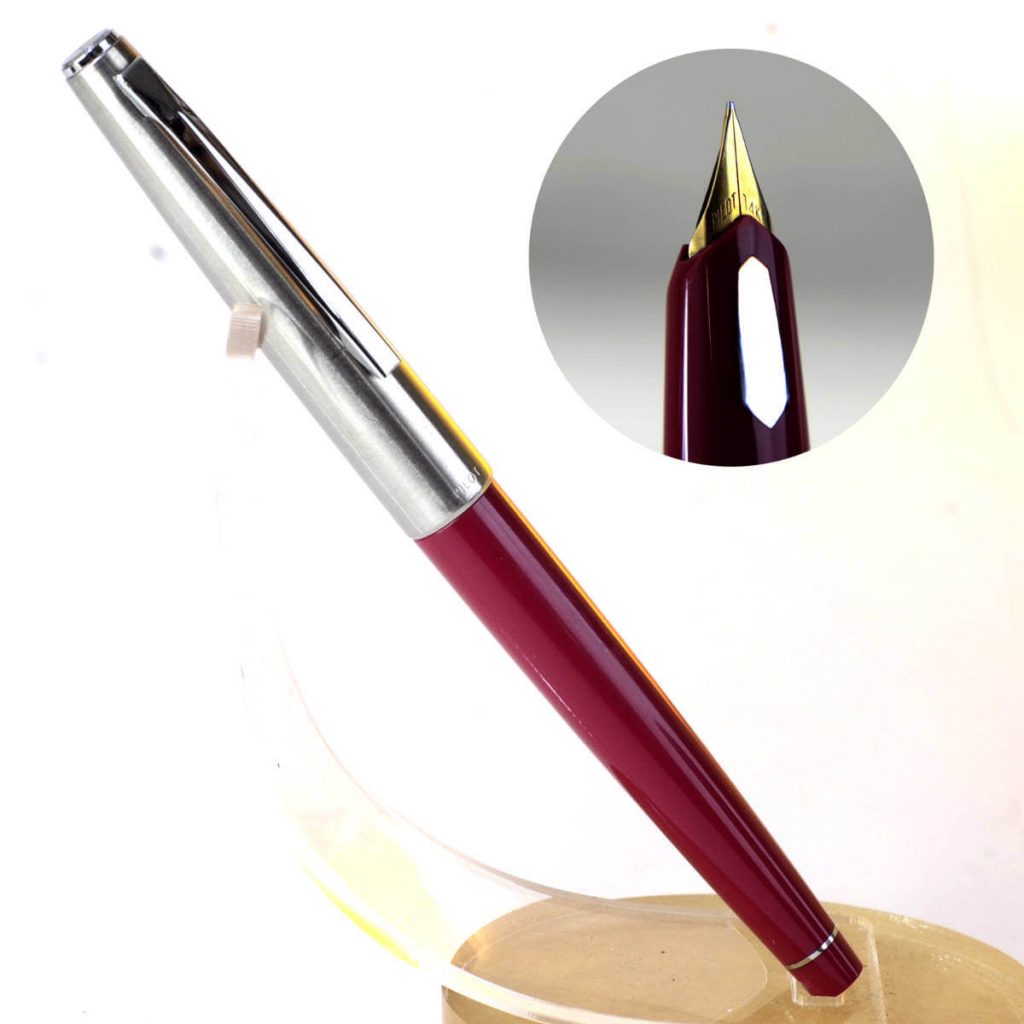 Buy vintage pilot fountain pen classic japan made wth solid gold F nib