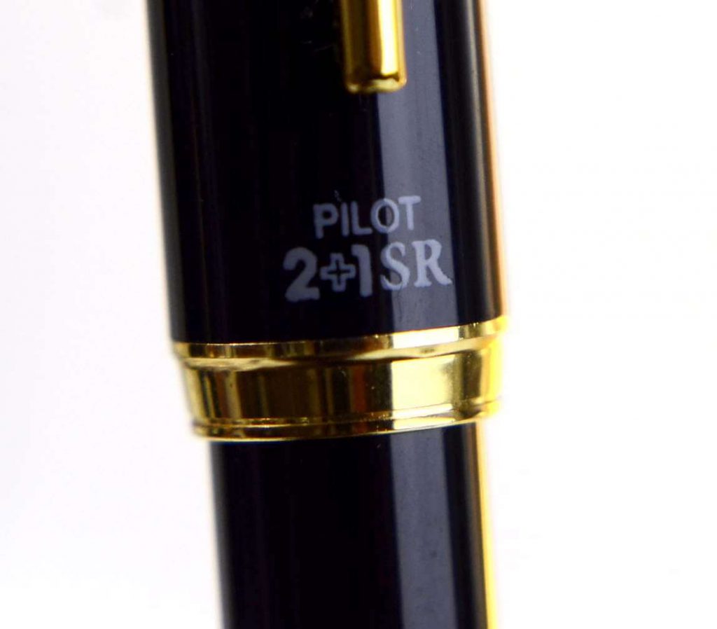 pilot multifunction black barrel pen combo - 2 ballpoint and 1 pencil