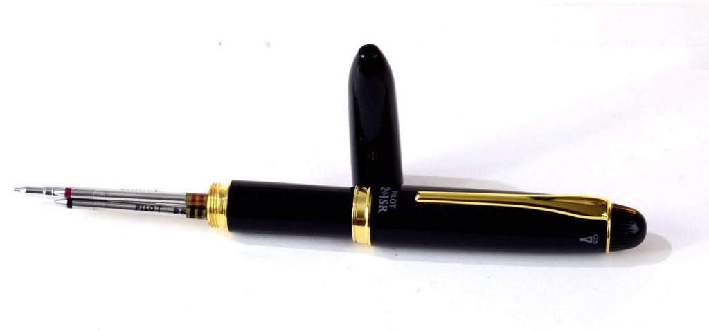 pilot multifunction black barrel pen combo - 2 ballpoint and 1 pencil