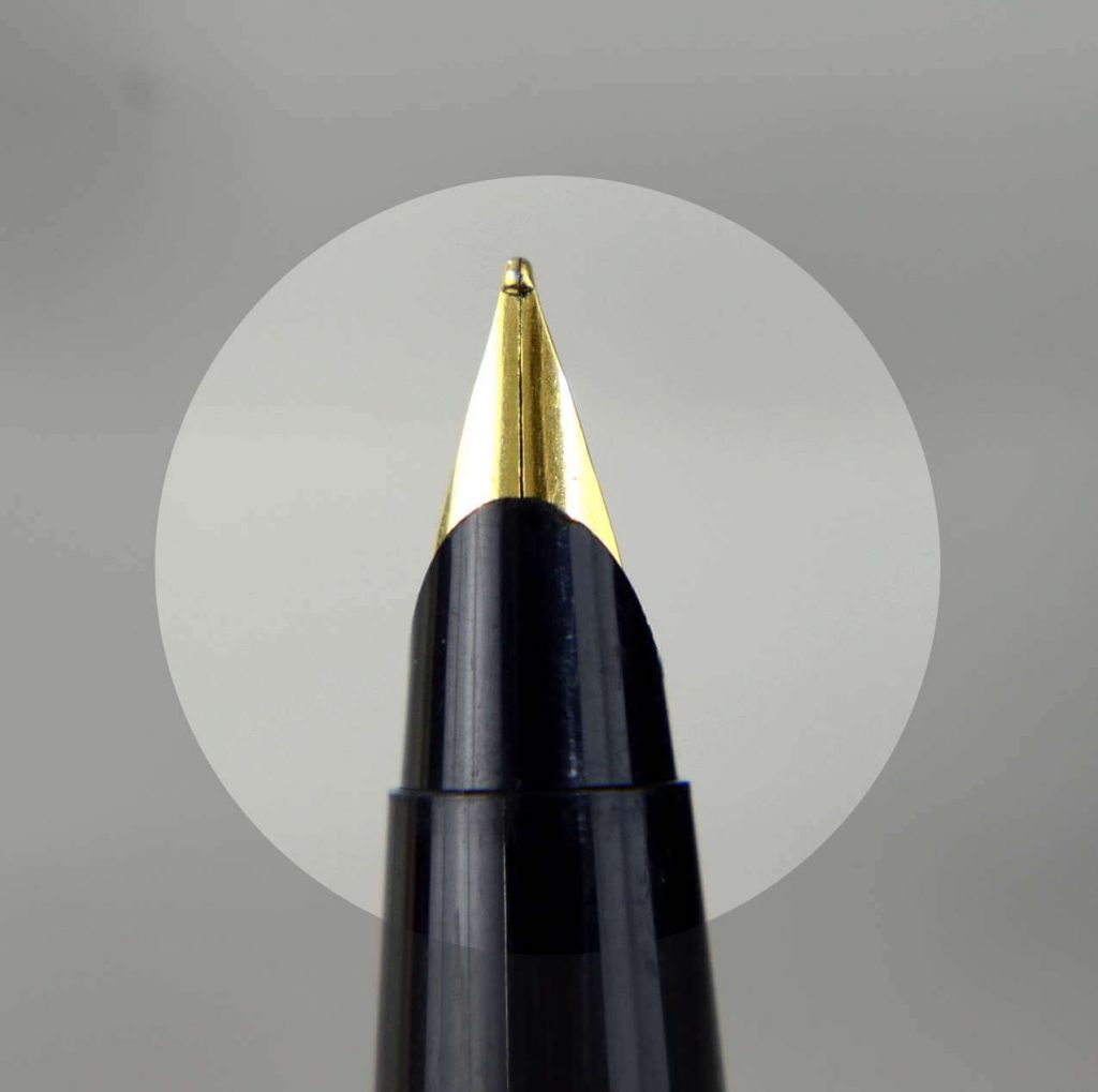 Buy online Parker 45 flighter steel barrel f fountain pen gold plated F Nib