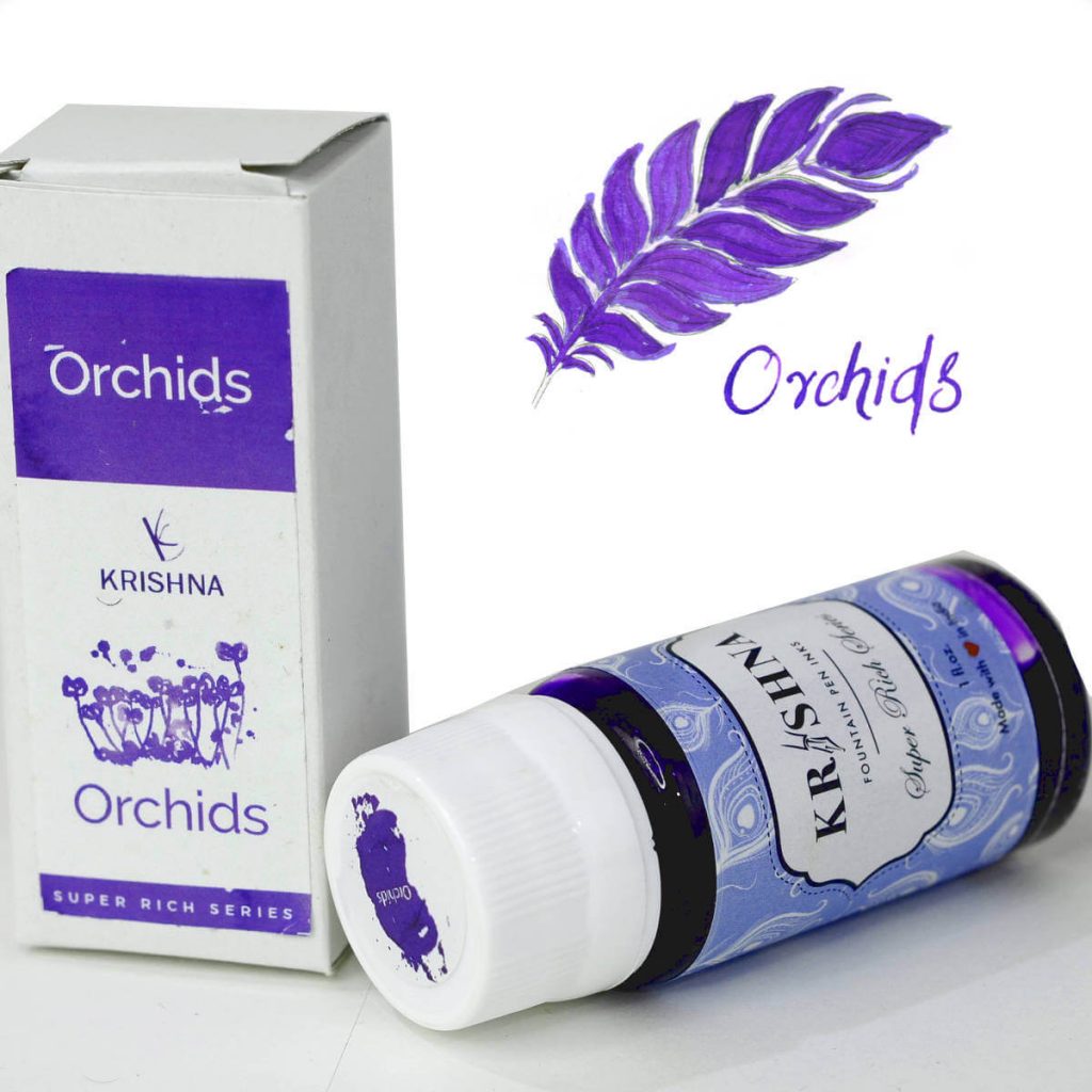 Buy Krishna after dark colour fountain pen ink online