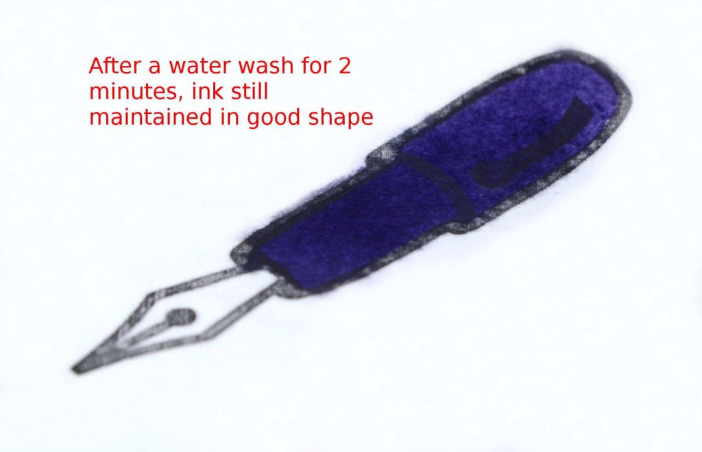 Buy Krishna waterproof ink blue colour fountain pen ink online