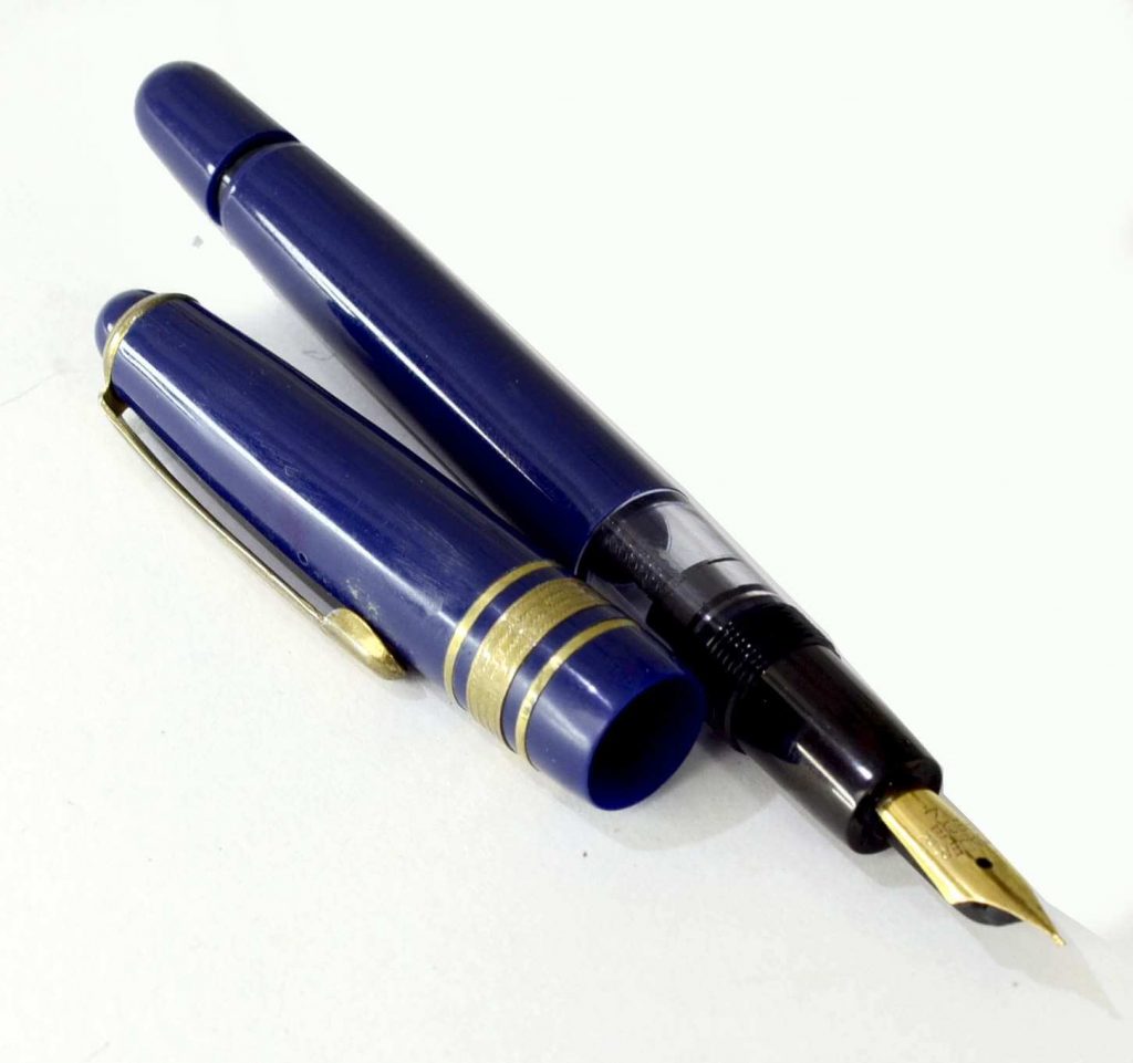Buy german dauer feder piston filler fountain pen with plated F nib online