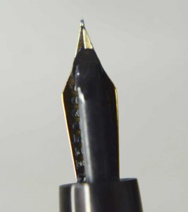 Buy german dauer feder piston filler fountain pen with plated F nib online