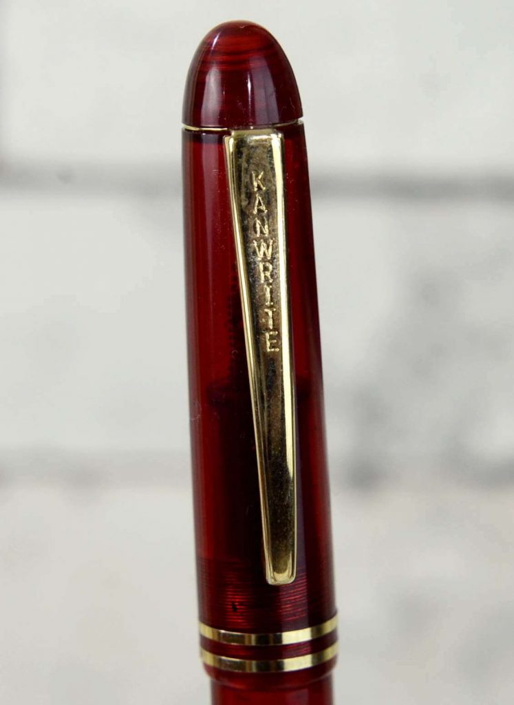 Buy Kanwrite desire red translucent fountain pen full flex fine nib