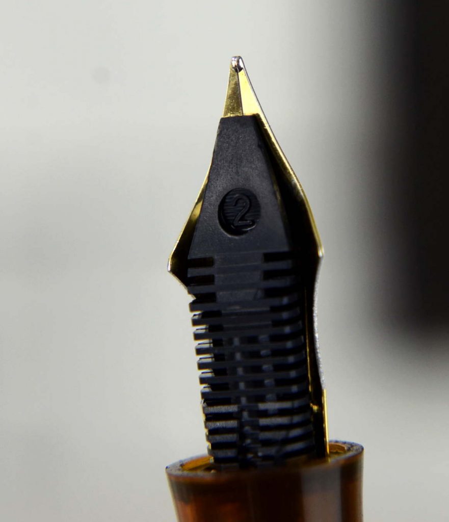 Buy Kanwrite desire amber translucent fountain pen full flex medium nib