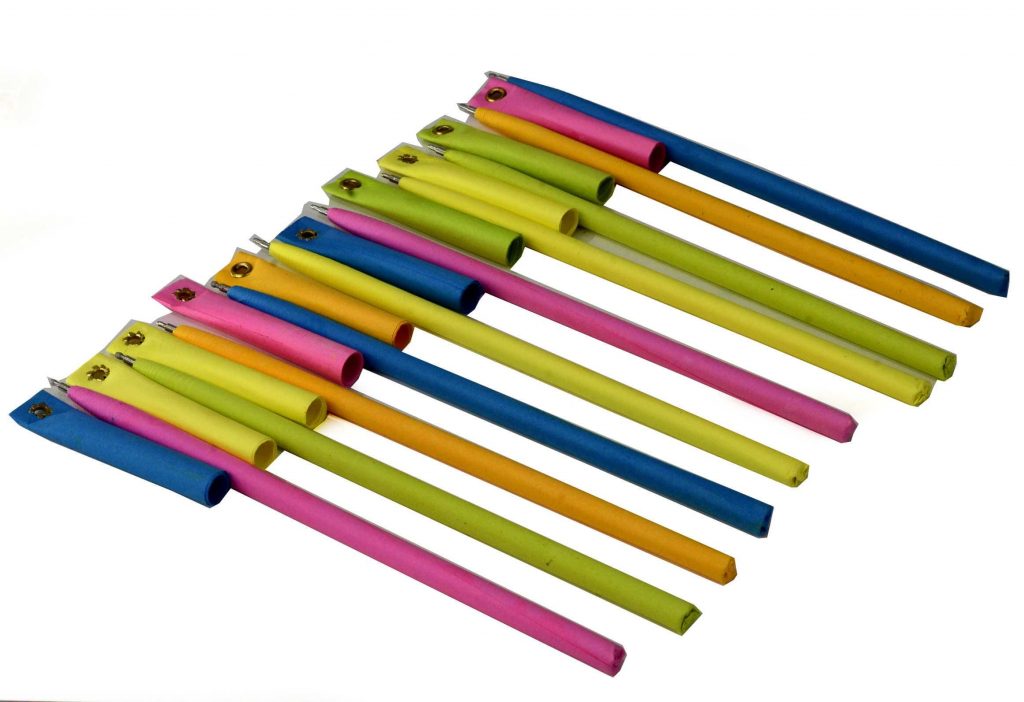 Handmade paper ballpoint pens - Charity for a disabled man