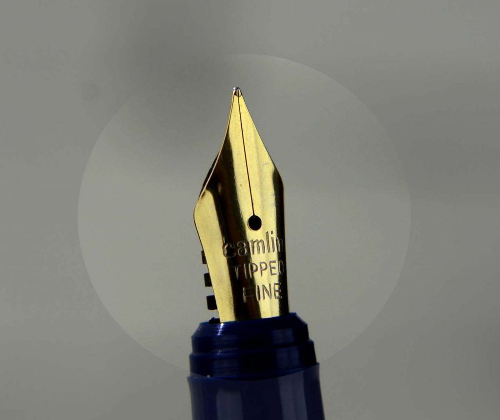 Buy online Vintage camlin 7 Eyedropper fountain pen with tipped F nib