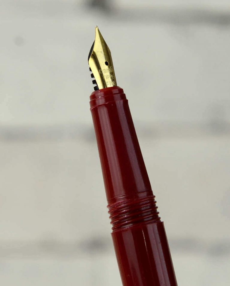 Vintage camlin 5 pens set of eyedropper fountain pens with golden nib