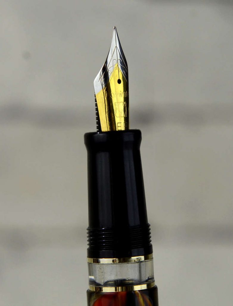 Buy Kanwrite heritage piston filler fountain pen with Two tone EF nib