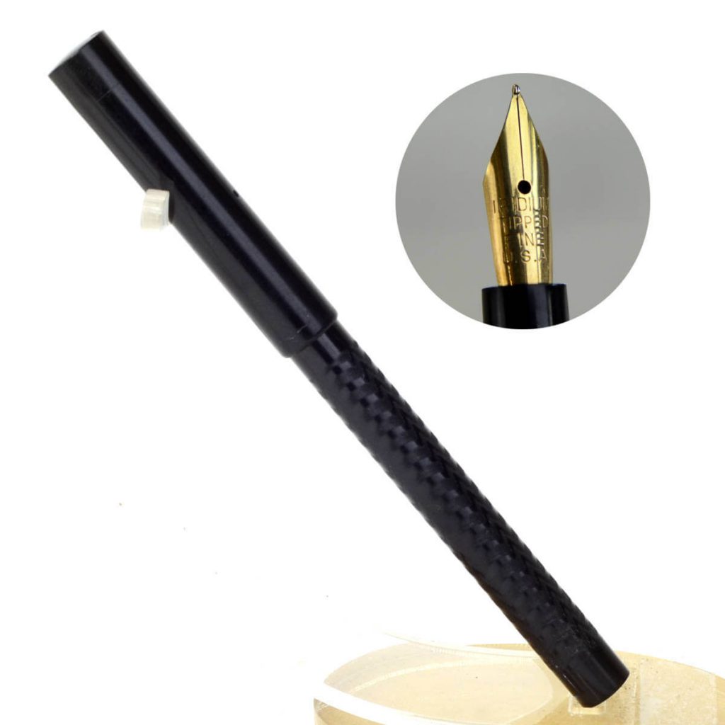 Buy online wembley ebonite eyedropper fountain pen with gold plated Nib