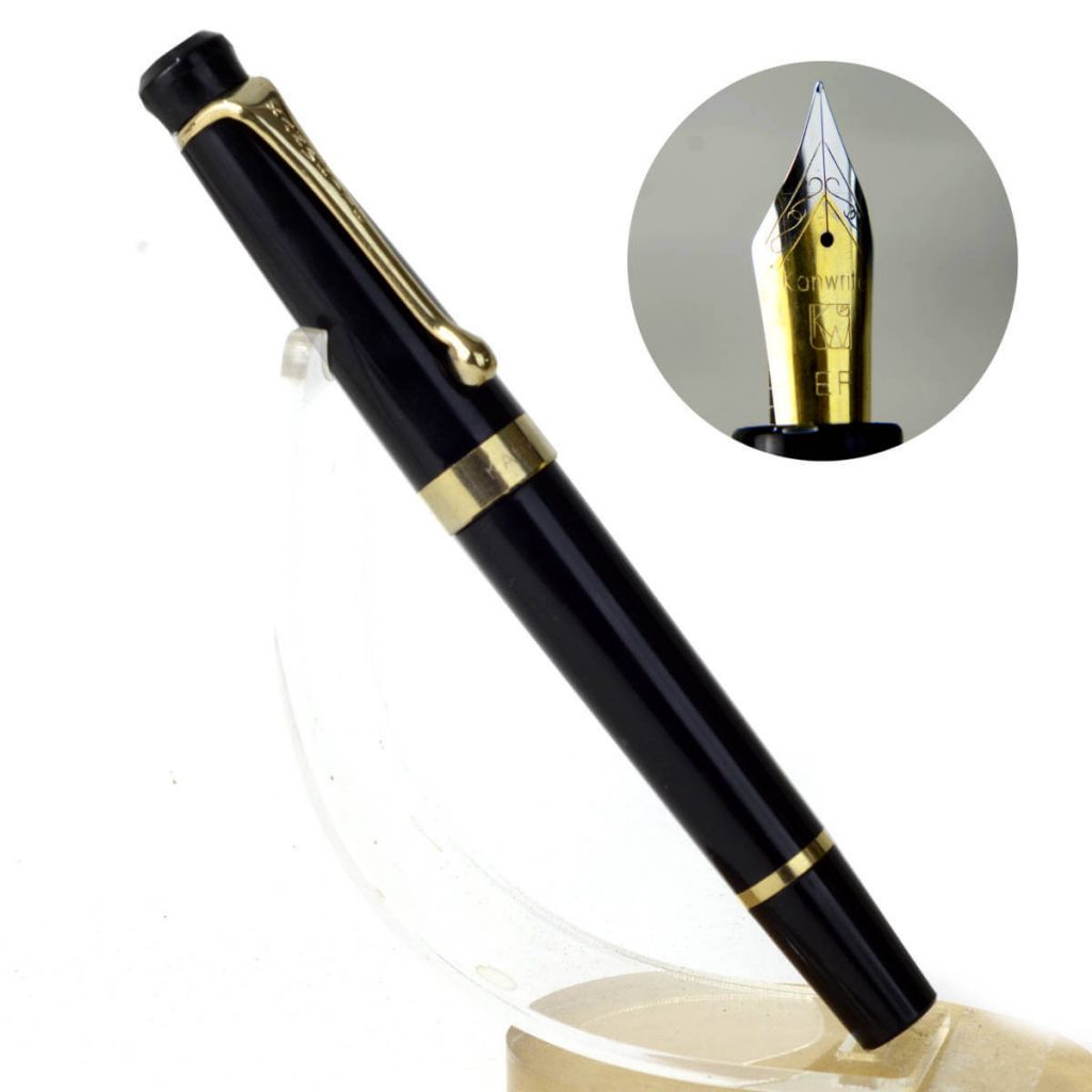 Buy Kanwrite heritage piston filler fountain pen with Two tone EF nib
