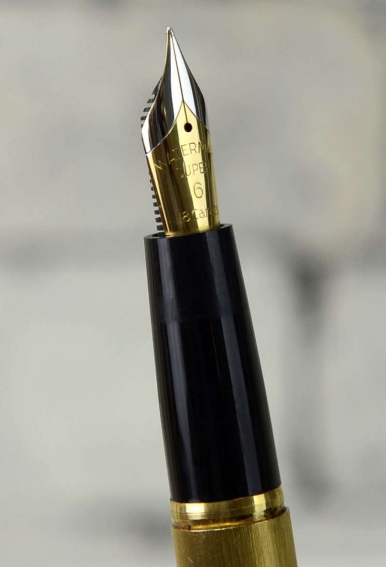 Buy vintage waterman gentleman 44 fountain pen with 18CT gold F nib