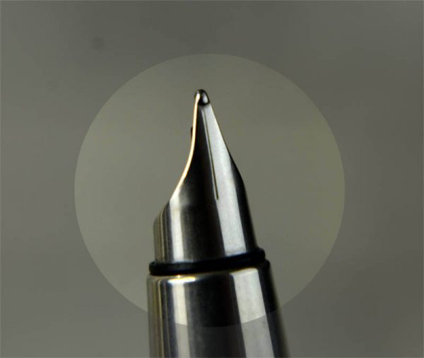 Buy Parker 25 flighter chrome barrel fountain pen with steel fine nib