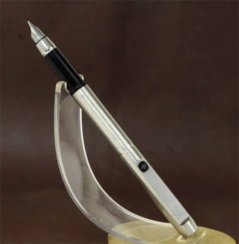 Buy Parker 25 flighter chrome barrel fountain pen with steel fine nib