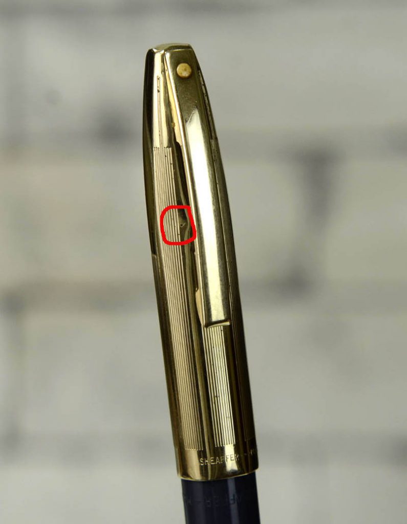 Buy sheaffer imperial VIII touchdown fountain pen with 14K gold M nib