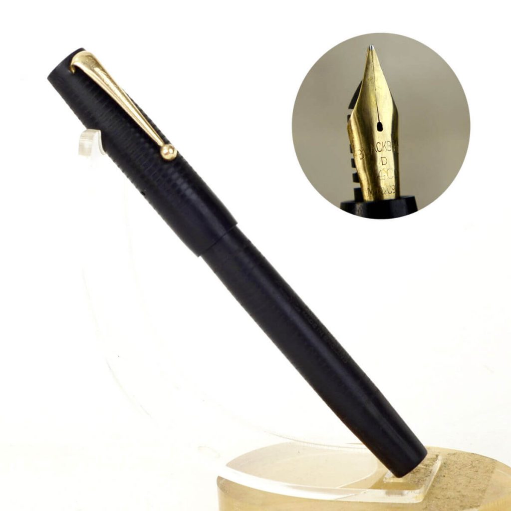 buy blackbird self filler vintage fountain pen with 14K solid gold M ...