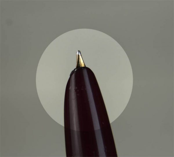 Parker 17 duofold fountain pen with 14C solid gold medium nib
