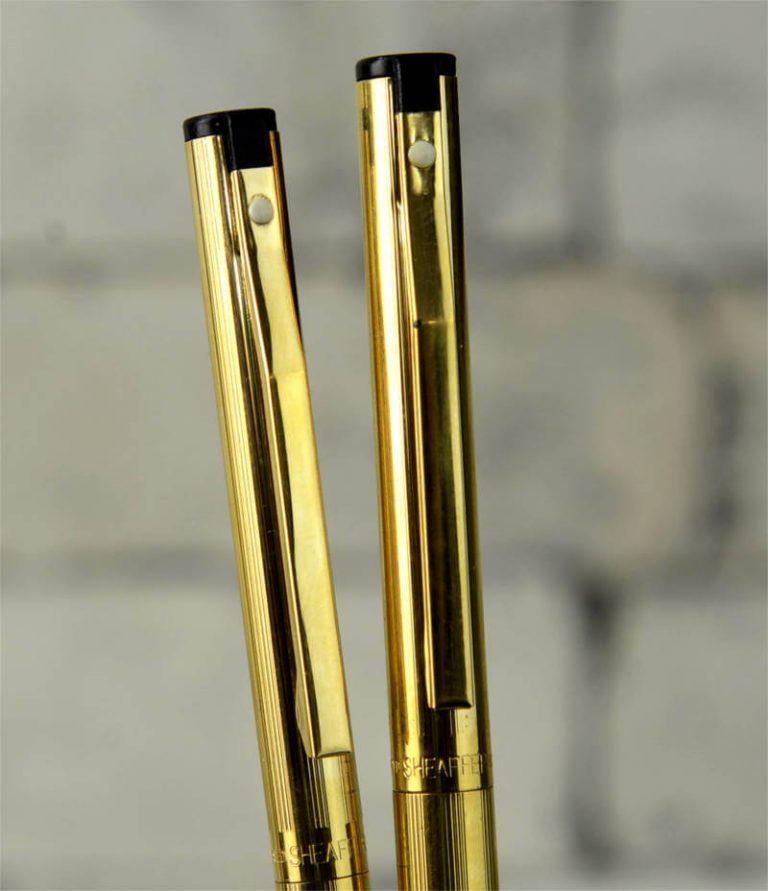 Buy vintage sheaffer TRZ 70 fountain pen gold plated M nib