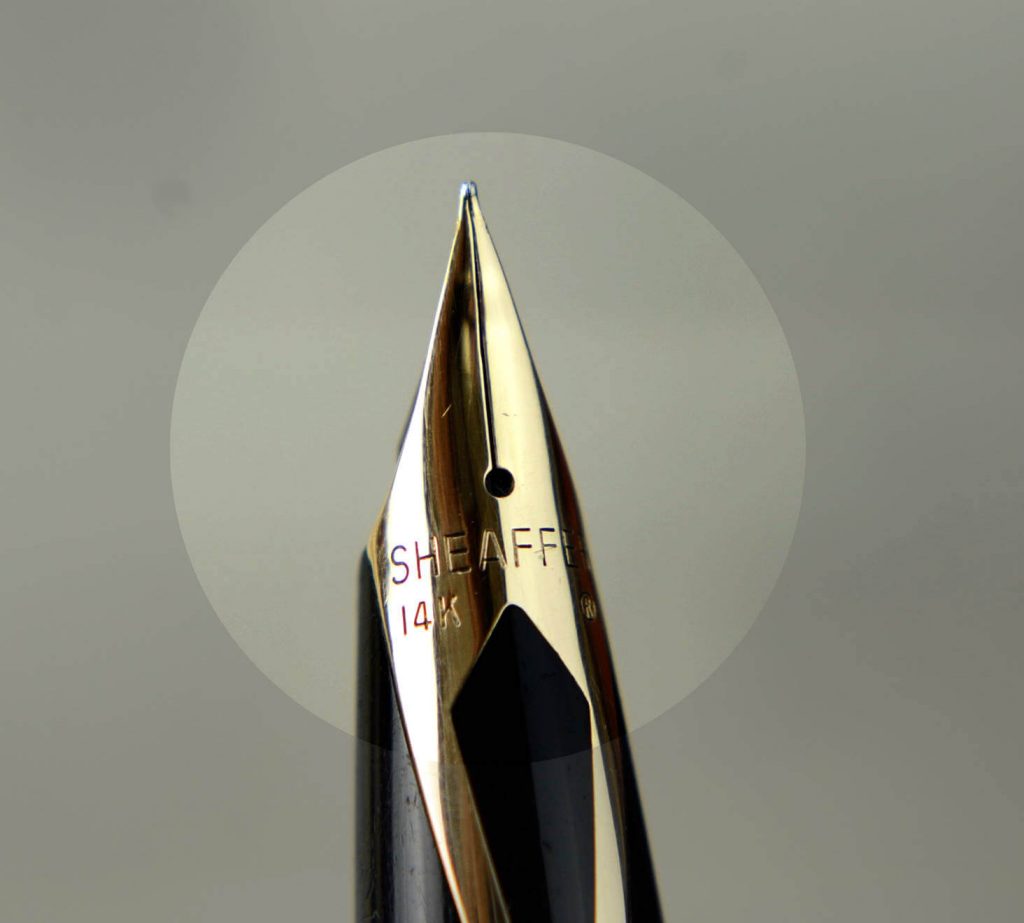 Buy sheaffer imperial sterling silver fountain pen with 14K gold F nib