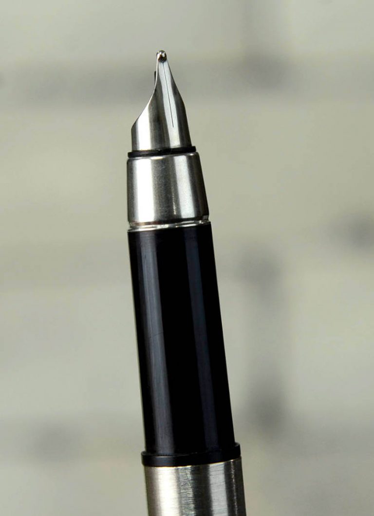 Buy Parker 25 chrome barrel fountain pen with steel medium nib
