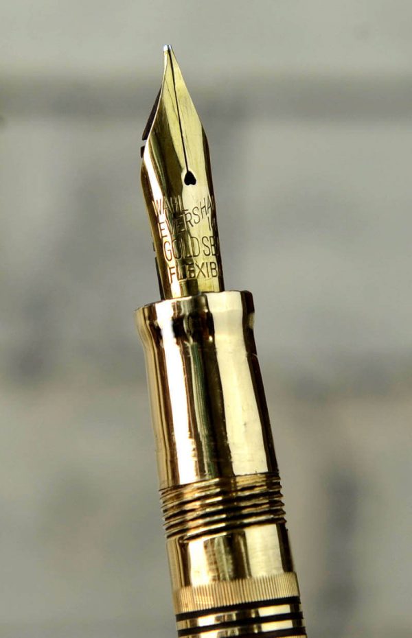 Buy wahl eversharp ring colonial lever filler fountain pen gold flex M nib