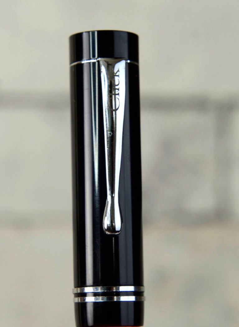 Buy online click renaissance raphael red acrylic fountain pen with B nib