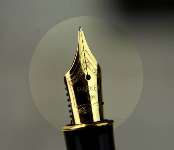 Buy Parker sonnet cascade golden fountain pen set with 18K gold F nib