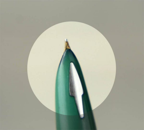 Buy parker 61 teal green barrel capillary fountain pen 14K gold M nib