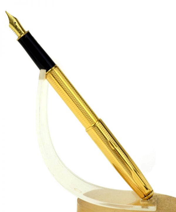Buy Parker sonnet cascade golden fountain pen with 18K gold F nib