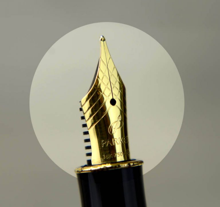 Buy Parker sonnet cascade golden fountain pen with 18K gold F nib