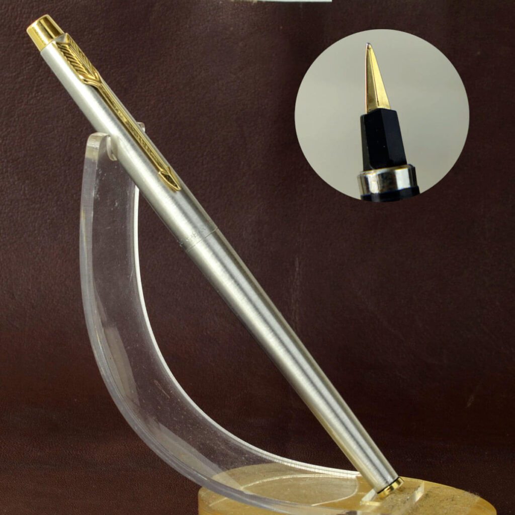Buy parker classic arrow flighter fountain pen with 23K gold plated F nib