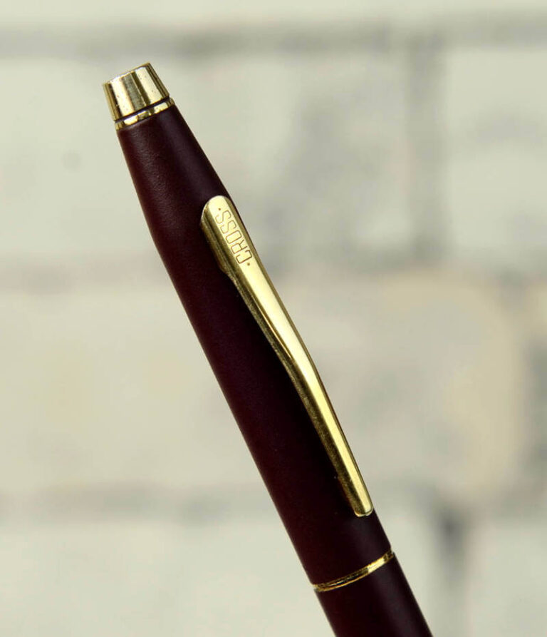 Buy cross century burgundy fountain pen wth 23K gold plated M nib