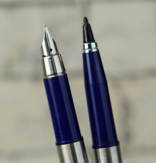 Parker 25 set of funtain pen and rollerball pen with steel M nib