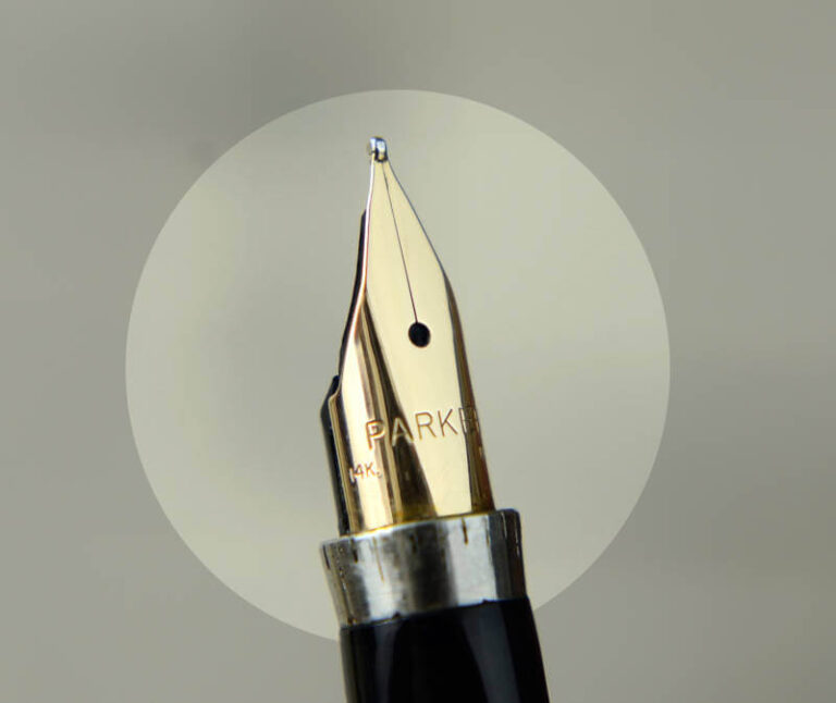 Buy parker 75 set of fountain pen and ballpoint pen with 14K gold nib