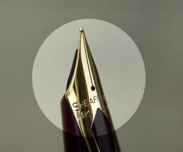 Buy sheaffer imperial touchdown VIII fountain pen with 14K solid gold F nib